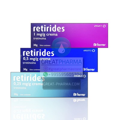 Retirides cream buy online, tretinoin cream for sale, reviews, OTC, EU ...